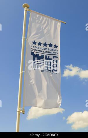 Home Builders Federation flag UK Stock Photo - Alamy