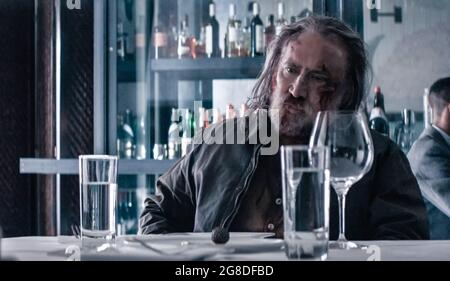 NICOLAS CAGE in PIG (2021), directed by MICHAEL SARNOSKI. Credit ...