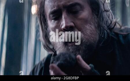 PIG, Nicolas Cage, 2021. © Neon /Courtesy Everett Collection Stock ...