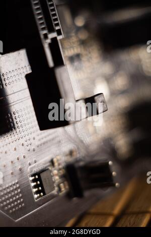Closeup shot of the inner parts of a computer Stock Photo - Alamy