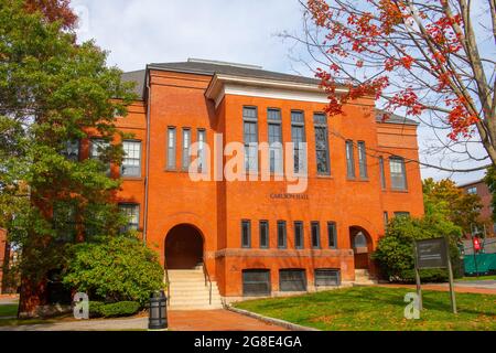 Clark University main campus in fall at 950 Main Street in Worcester ...