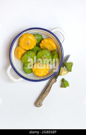 Patisson pumpkins, mini-patissons, Germany Stock Photo - Alamy