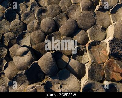 Basalt formations, Kalfshamarsvik, Skagi Peninsula, Iceland Stock Photo ...