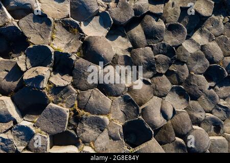 Basalt formations, Kalfshamarsvik, Skagi Peninsula, Iceland Stock Photo ...