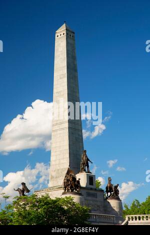 . National Lincoln Monument, Springfield, Illinois. Interior of ...