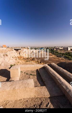 Excavation site of ancient Ecbatana hill, Hamedan(Hamadan), Hamadan ...
