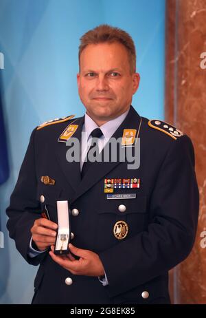 Munich, Germany. 19th July, 2021. Manuel Wild, Staff Sergeant of the ...