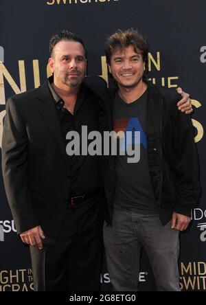 (L-R) Randall Emmett and Emile Hirsch at the MIDNIGHT IN THE ...