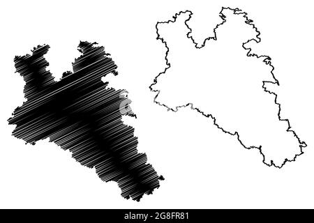 Roth district (Federal Republic of Germany, rural district Middle ...