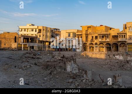 Destroyed houses from ISIS, Mosul, Iraq Stock Photo - Alamy