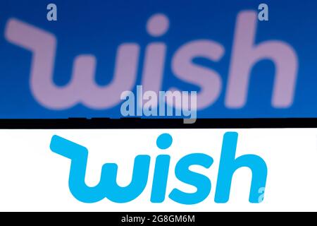 Brazil. 20th July, 2021. In this photo illustration the ByteDance logo ...