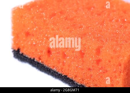 Kitchen sponge asolated on a white background. Object Stock Photo - Alamy