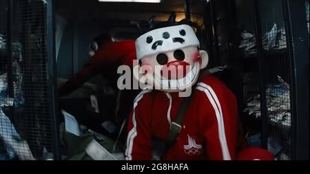 MAJOR GROM: PLAGUE DOCTOR, Russian poster, top from left: Aleksey ...