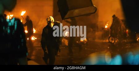 MAJOR GROM: PLAGUE DOCTOR, Russian poster, top from left: Aleksey ...