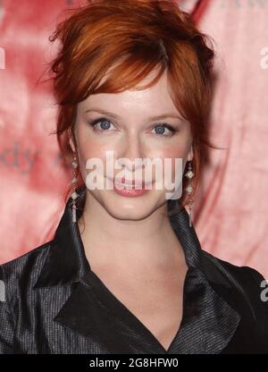 Actress Christina Hendricks and actor John Slattery arriving to the ...