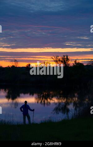 Bass Lake dawn, Dugger Unit, Greene Sullivan State Forest, Indiana ...