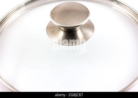 Llid Stainless steel isolated on white background Stock Photo - Alamy