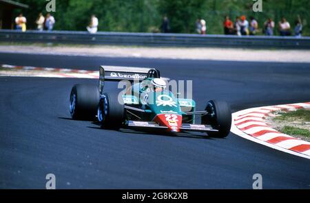 Spa- Francorchamps 1985 Belgium GP. Start of the Formula 3000 race ...