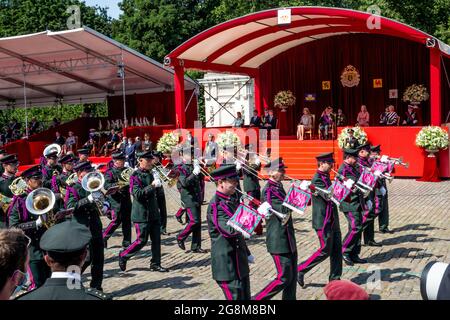 Illustration picture shows the military and civilian parade on the ...