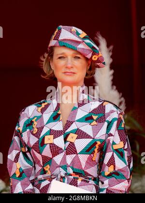 21-07-2021 Parade Princess Delphine de Saxe-Cobourg and James (Jim) O ...