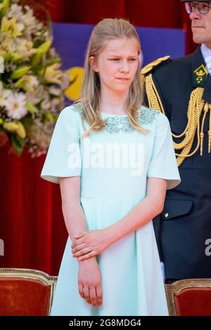 Princess Eleonore of Belgium attending National Day 2022 celebrations ...