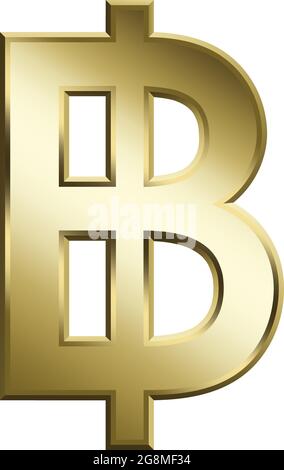 Thai baht symbol. Thai currency symbol. Editable vector Stock Vector ...