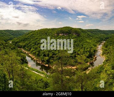 Devil's Jump Overlook, Big South Fork National River, Kentucky Stock ...