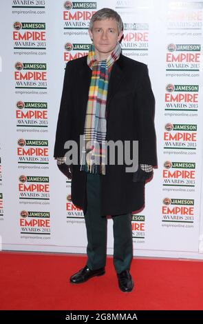 Martin Freeman Jameson Empire Film Awards held at the Grosvenor House ...