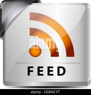 RSS feed icons Stock Vector Image & Art - Alamy