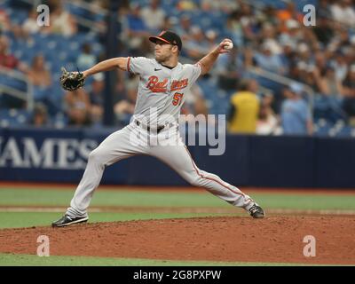 Tampa Bay Rays pitcher Paul Gervase poses for a portrait during photo ...