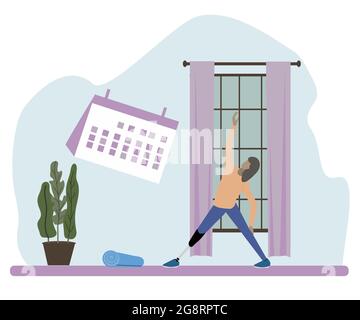 relax woman practice exercise posture Stock Vector Image & Art - Alamy