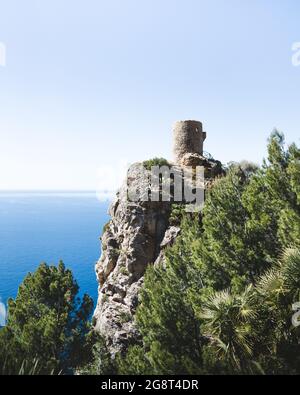 Vertical shot of the Torre del Verger in Spain Stock Photo - Alamy