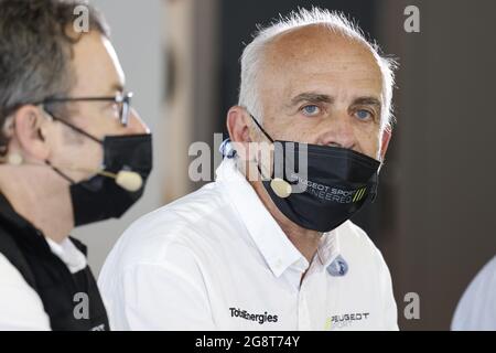 Stellantis Motorsport vice president Jean Marc Finot, portrait Peugeot ...