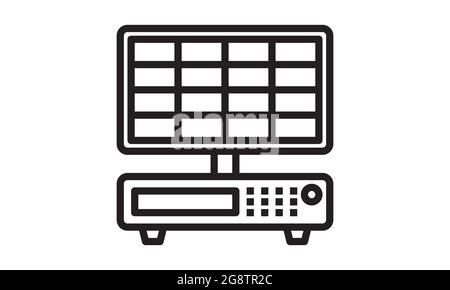 dvr vector icon isolated on transparent background, dvr logo concept ...