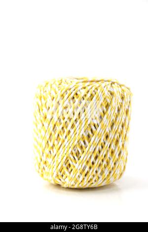 roll of mail rope isolated on white background Stock Photo - Alamy