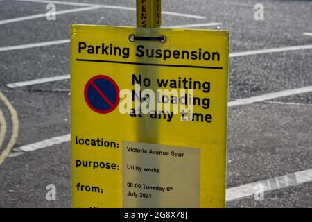No loading at any time parking sign Stock Photo - Alamy