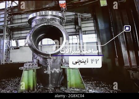 Tehran, Tehran, Iran. 22nd July, 2021. A handout picture provided by ...