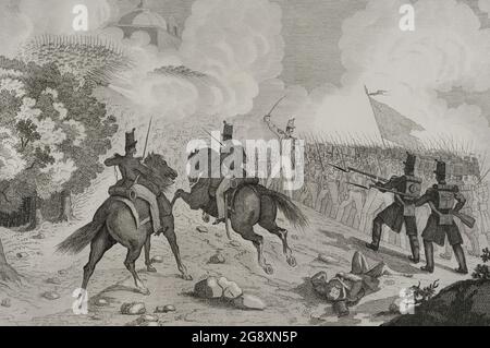 Spain. First Carlist War (1833-1840). Civil war that confronted ...