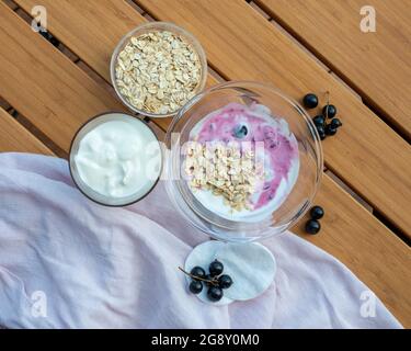 Blackcurrant for skin care. Facial mask ingredients: blackcurrant ...