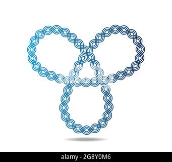 Blue greek style font, ancient Greece type alphabet letters and numbers ...