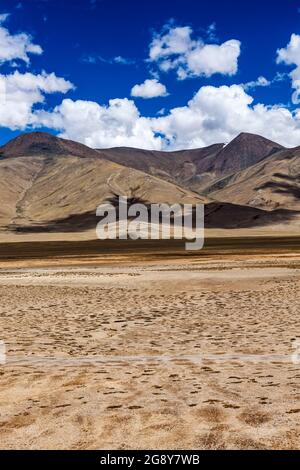 Landscape Panorama of Mountains, More Plains Ladakh Stock Photo - Alamy