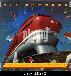 Hit Express - Vintage Record Cover Stock Photo - Alamy
