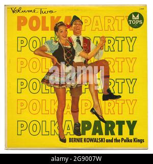 Polka Party - Vintage Vinyl Record Cover Stock Photo - Alamy