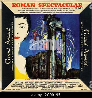 Roman Spectacular - Vintage Vinyl Record Cover Stock Photo - Alamy