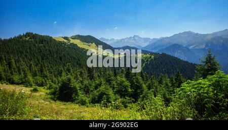 Turkey, Rize, Pokut Plateau, Historic Plateau Houses and Nature View ...