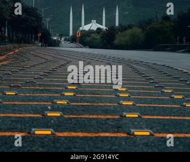 A car park sign to a Mosque in Doha, Qatar Stock Photo - Alamy