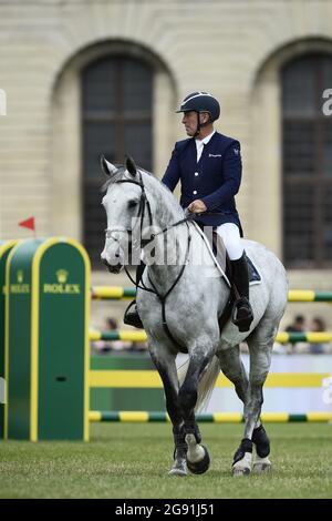 Roger Yves Bost riding Cassius Clay Vdv Z during the Masters Chantilly ...