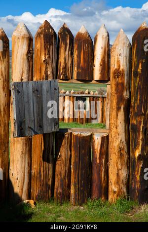 Fort Phil Kearny Stock Photo - Alamy