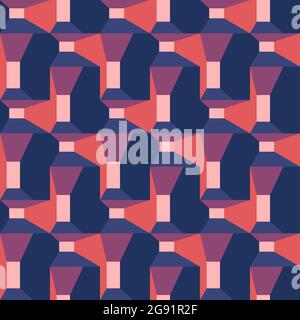 Rough angular seamless pattern for web, advertising, textiles, prints ...
