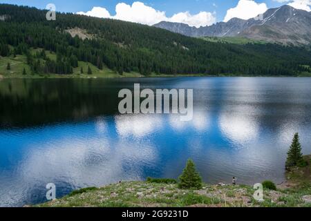 Clinton Gulch Dam Reservoir near Frisco, Colorado, USA Stock Photo - Alamy